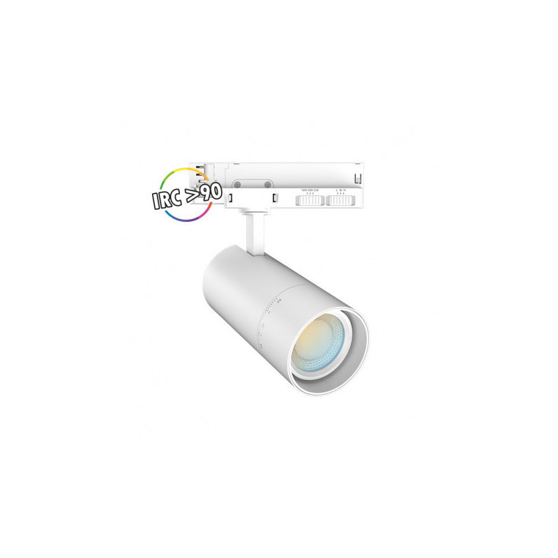 Spot LED sur Rail 25W/30W/35W 2280-3210lm - Blanc chaud à Blanc du jour ...