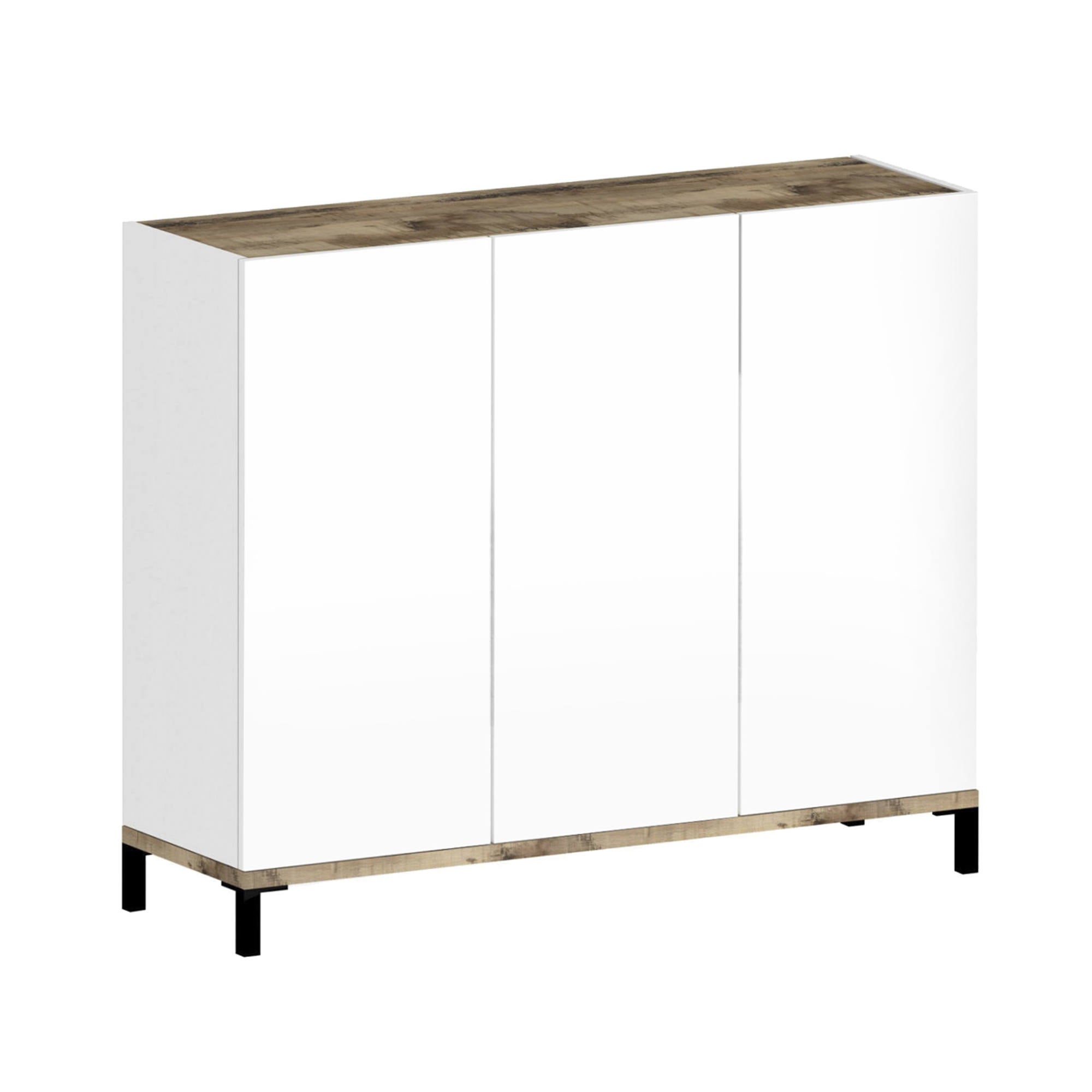 Zapatero Lorelei, Mueble multiusos con 2 puertas y 1 puerta abatible ...