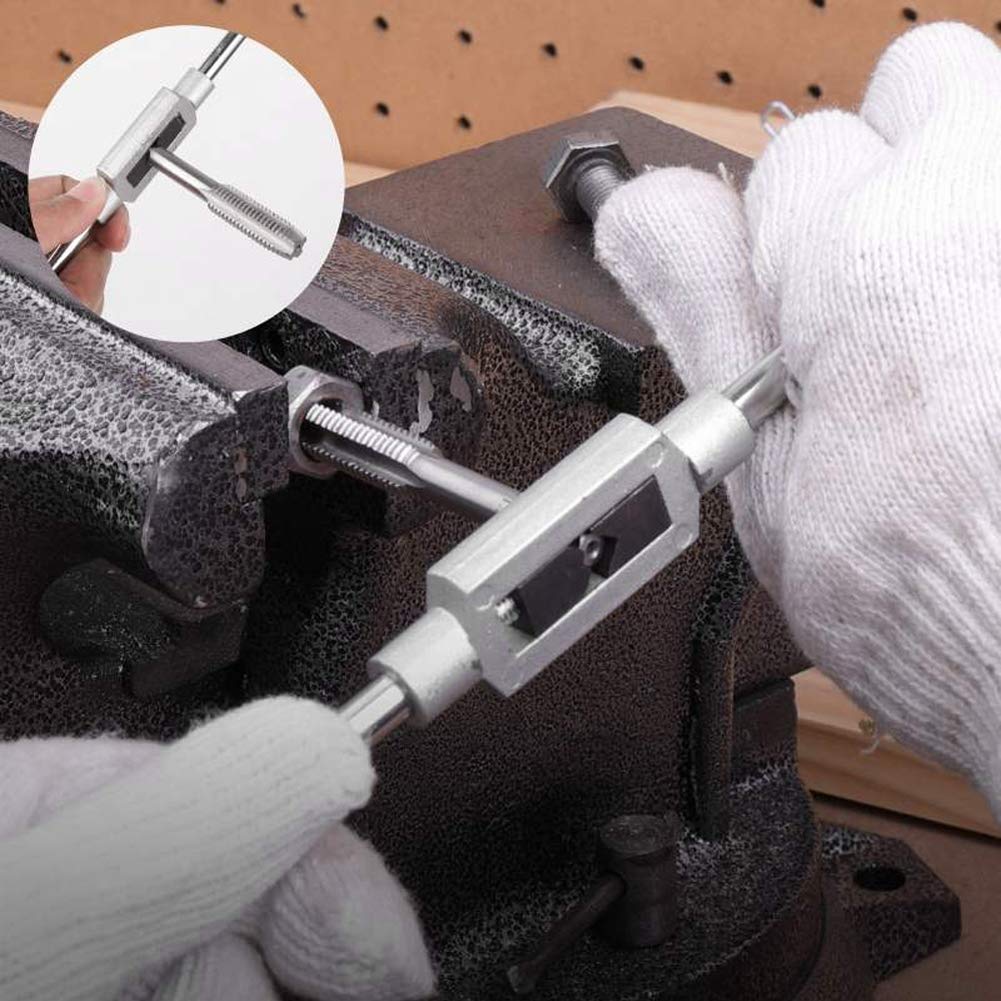 Ensemble de 8 clés à tarauder M3-M12, outils de taraudage manuel, jeu ...