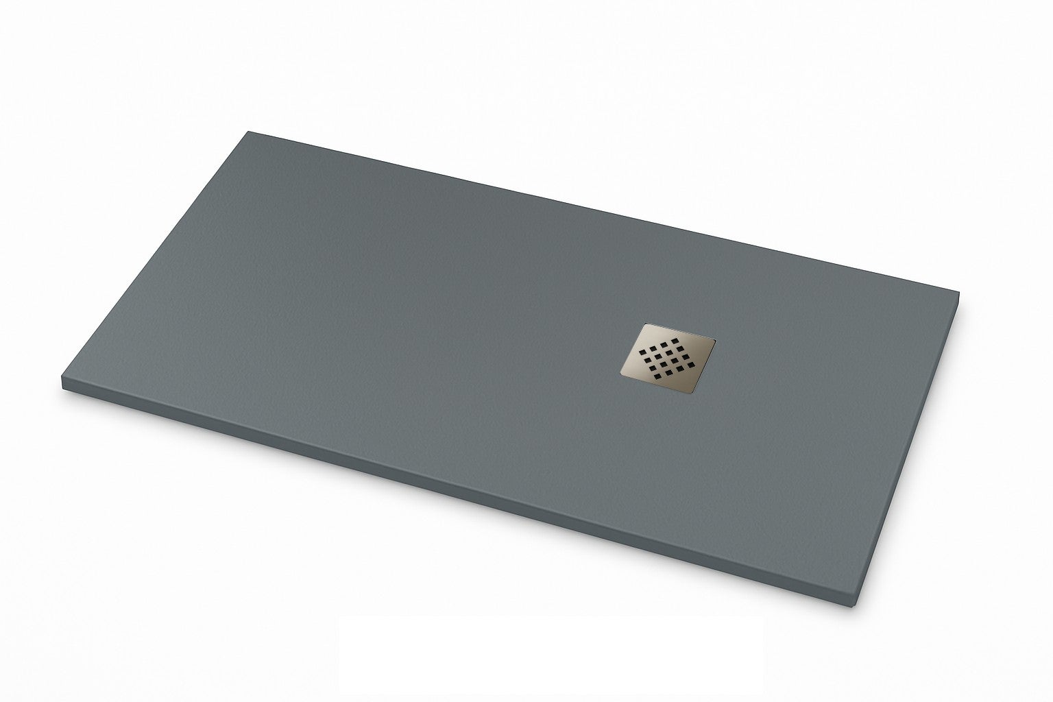 Plato de ducha Ardesia extraplano 80X170 cm color Gris Cemento RAL 7005 ...