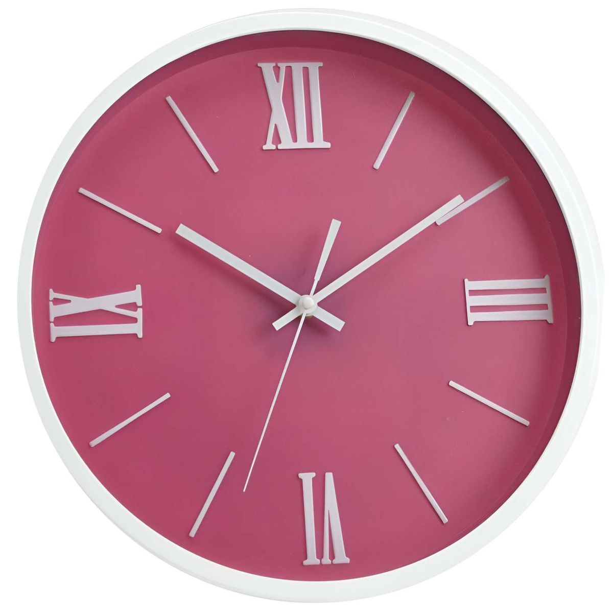 Horloge moderne Rose 36 cm Korb | Leroy Merlin