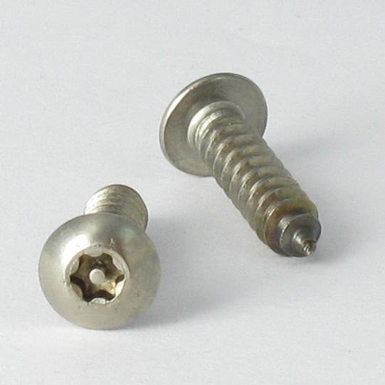 Vis tôle Inviolable Inox A2 Tête cylindrique TC T25+TETON 4.8X19 - 10 ...