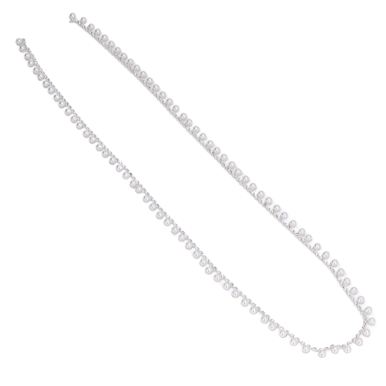 Chaîne en strass perlé 1 mètre brillant brillant exquis large ...