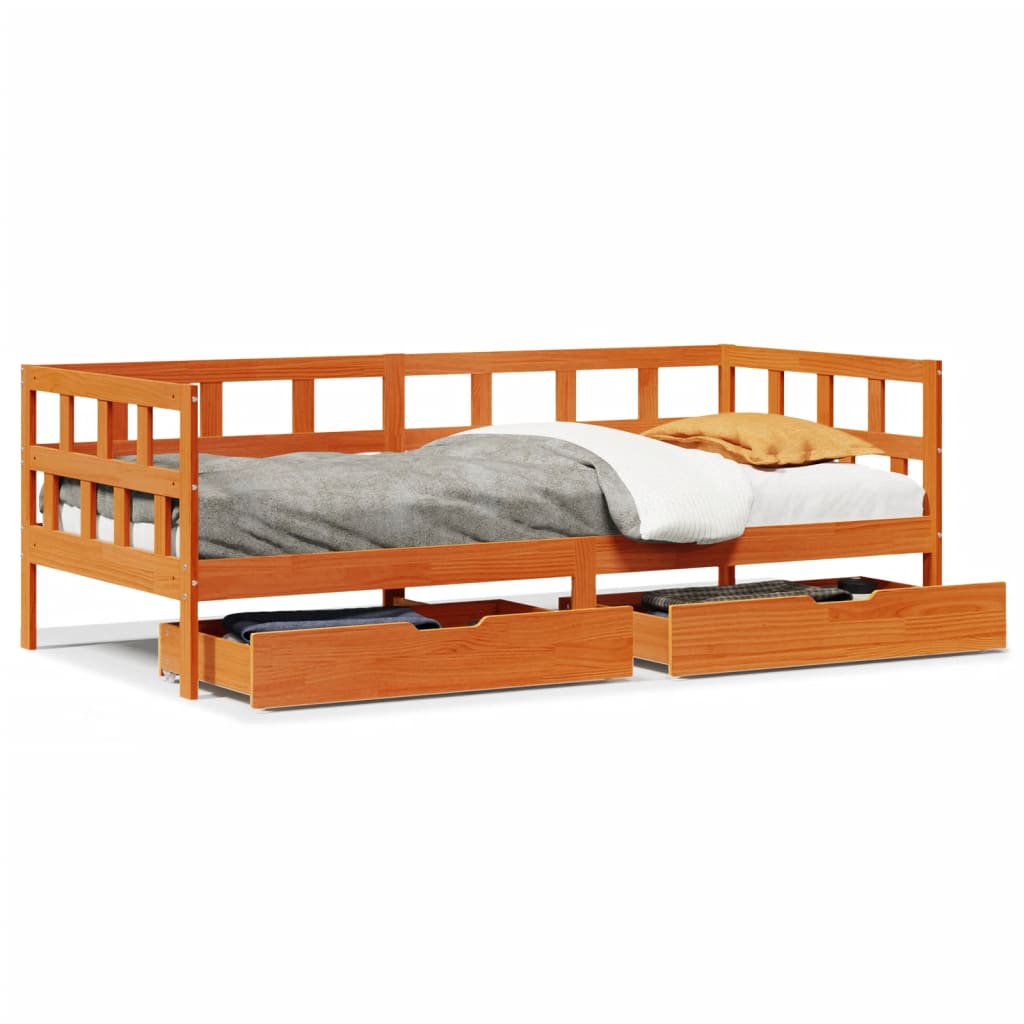 Cama para adulto | Cama individual | Sofá cama con cajones madera ...
