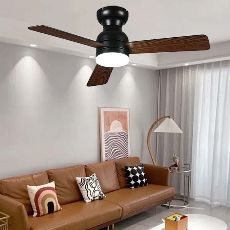 Ventilatore da soffitto da 106 cm con luce e telecomando, Ventilatore a LED a conversione di ...