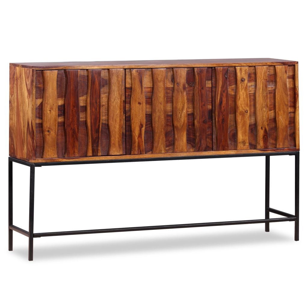 Buffet Bois massif de Sesham 120 x 30 x 80 cm | Leroy Merlin