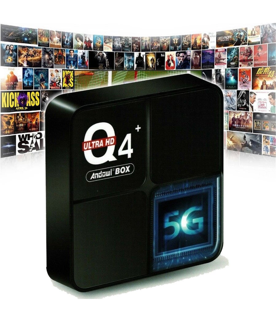 Trade Shop - Smart Tv Box 4 Gb Ram + 64 Gb Q4 Mini Mini Pc Android 10 ...