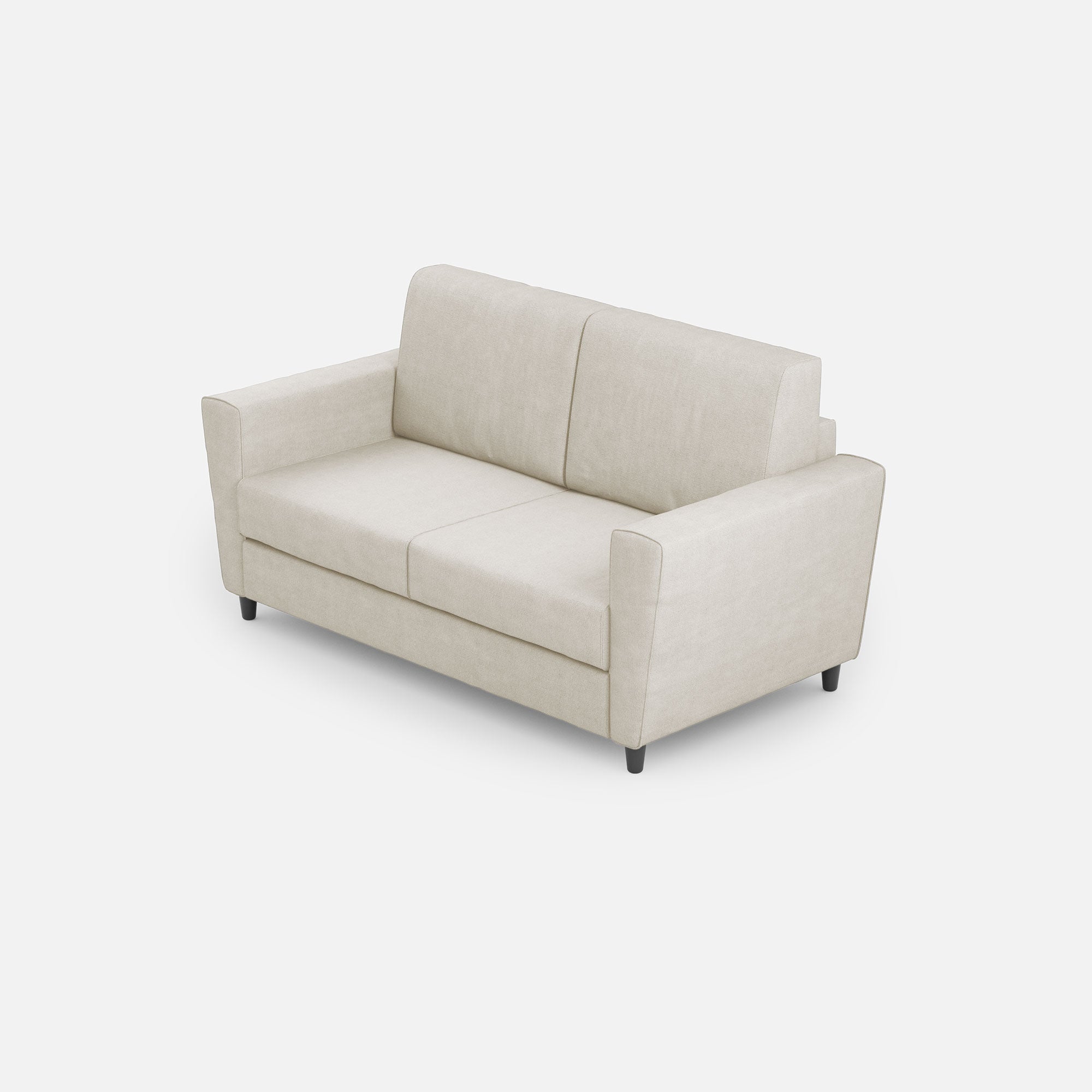 Sofá Yasel 2 plazas dos asientos de 60cm dimensiones exteriores L.152cm ...