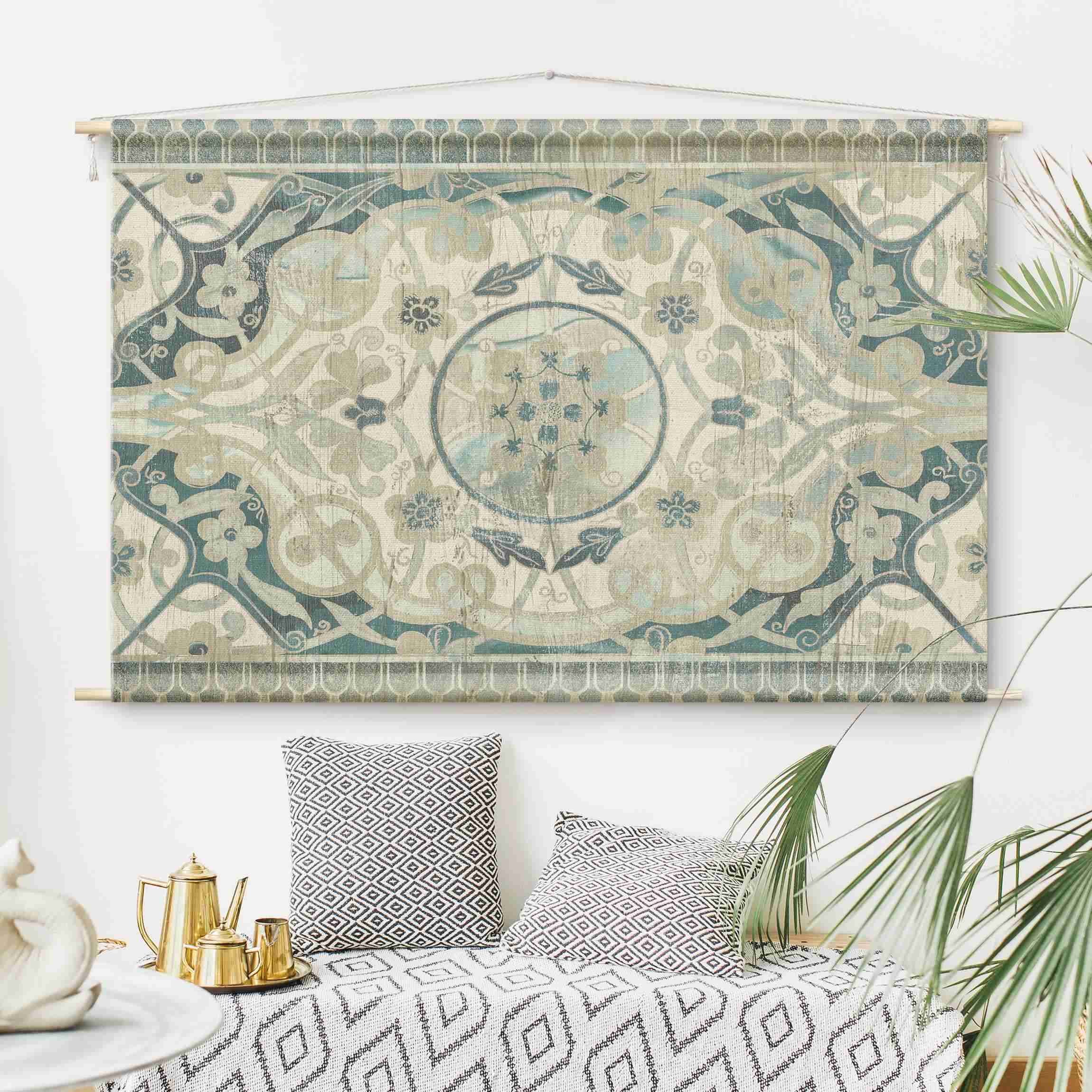 Tapiz - Wood Panels Persian Vintage I 90 x 60 cm | Leroy Merlin