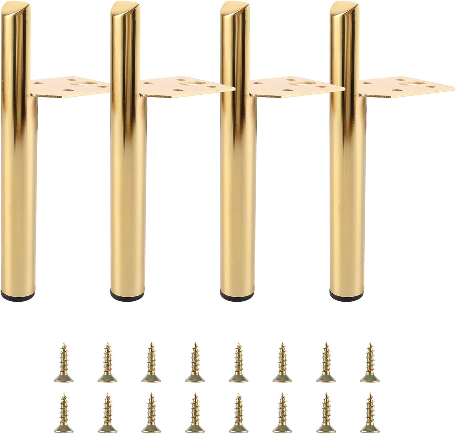 Patas de metal para muebles, patas de mesa doradas de 15 cm, patas para ...