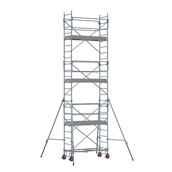Echafaudage roulant acier -Hauteur de travail maximale de 11.80m - 8330092 | Leroy Merlin