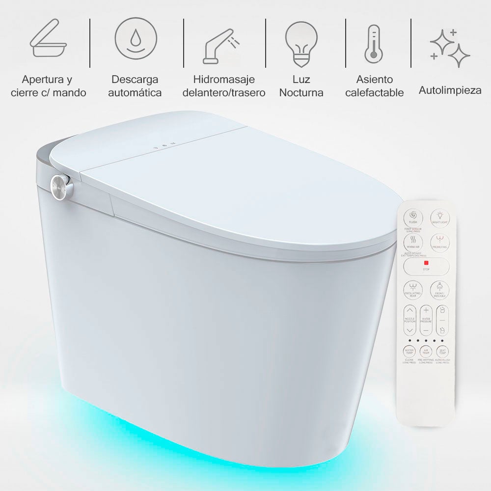 Inodoro Inteligente japonés | Pacific |bidé integrado, secado| descarga ...