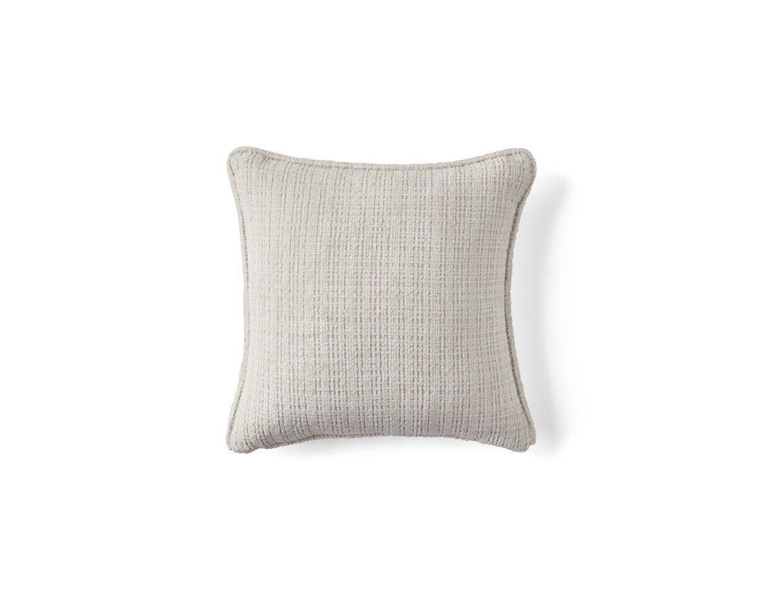 Coussin en velours texturé beige 40 x 40 cm | Leroy Merlin