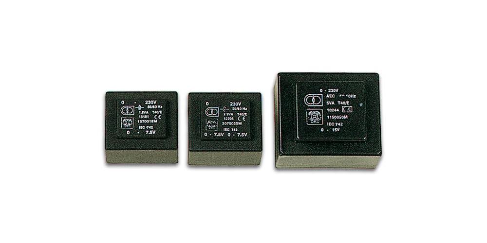 Moulded Transformers TRANSFORMATEUR MOULE 3.8VA 2 x 6V / 2 x 0.317A | Leroy Merlin