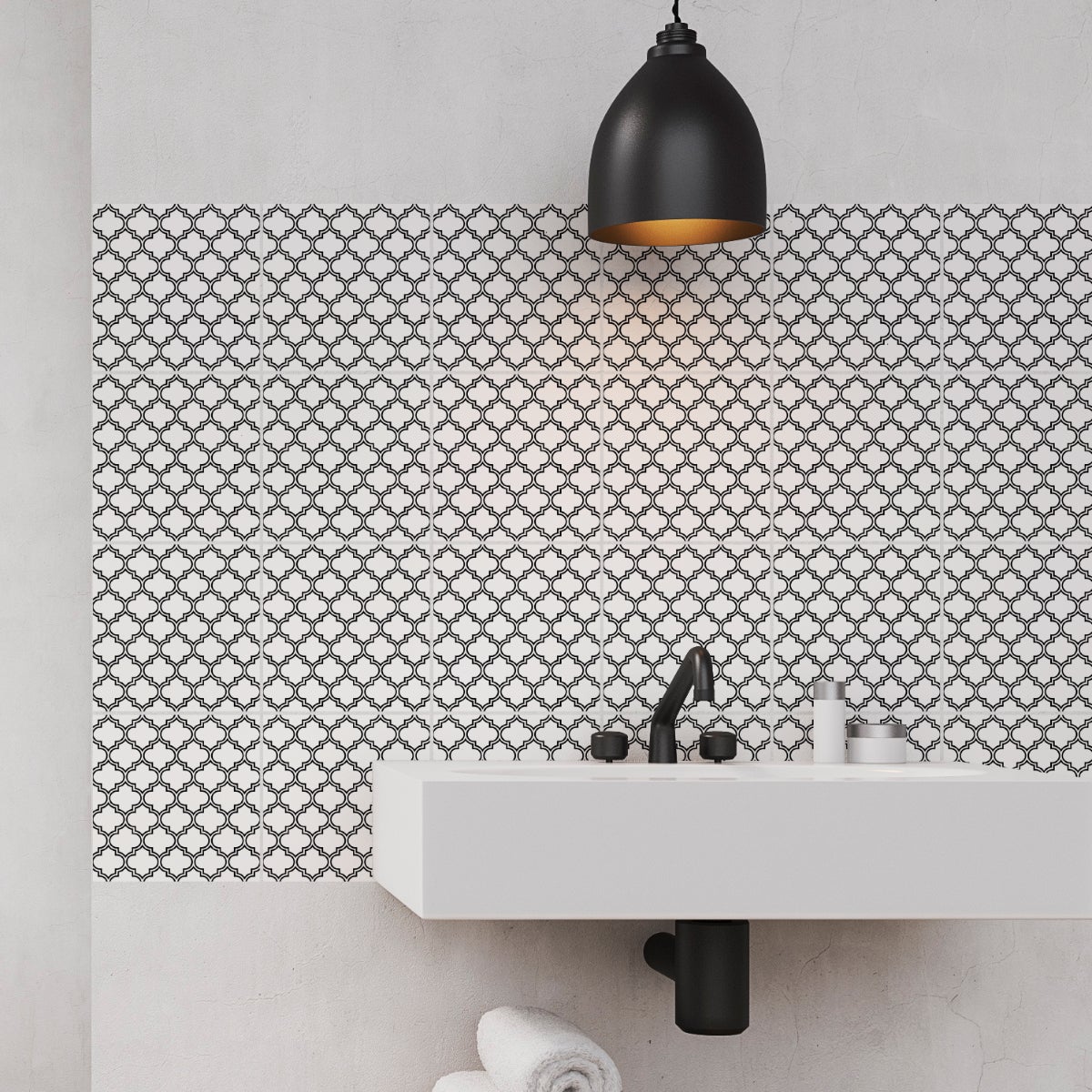 Sticker Mural Carrelage adhésif Cuisine Salle de Bain - 24 STICKERS ...