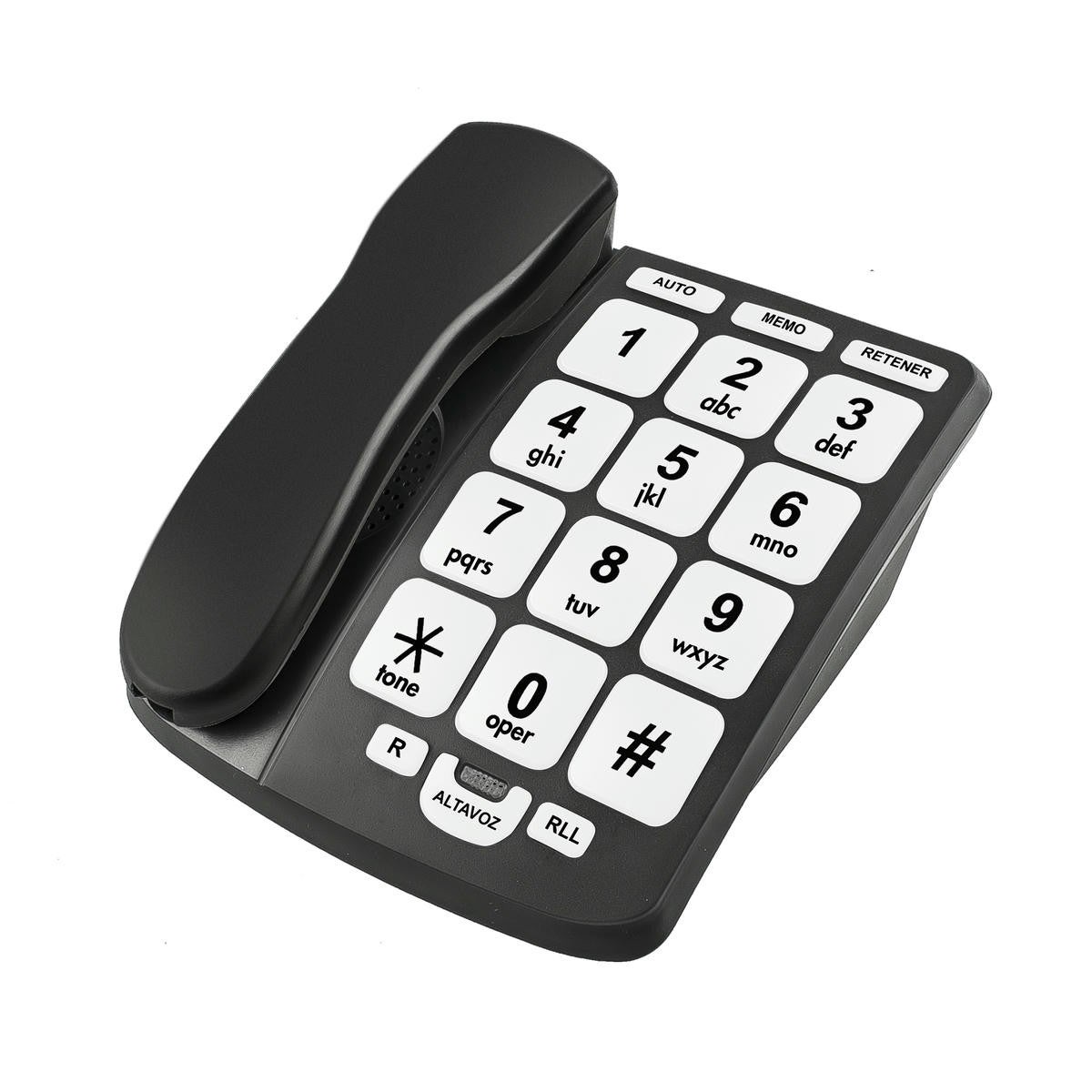 TELEFONO SOBREMESA TECLAS GRANDES KUKEN | Leroy Merlin