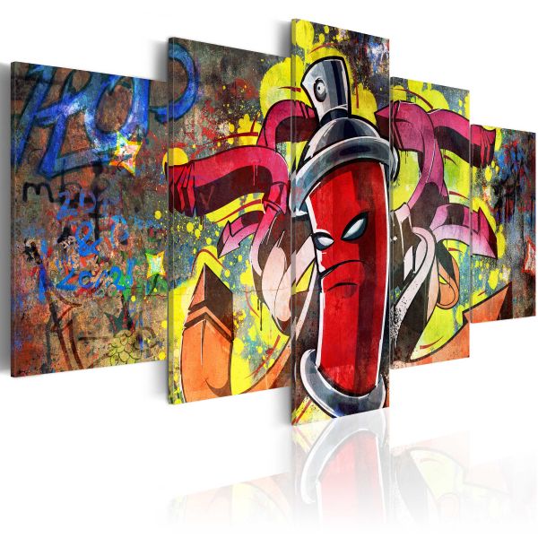 Tableau Angry spray can 100x50 cm | Leroy Merlin