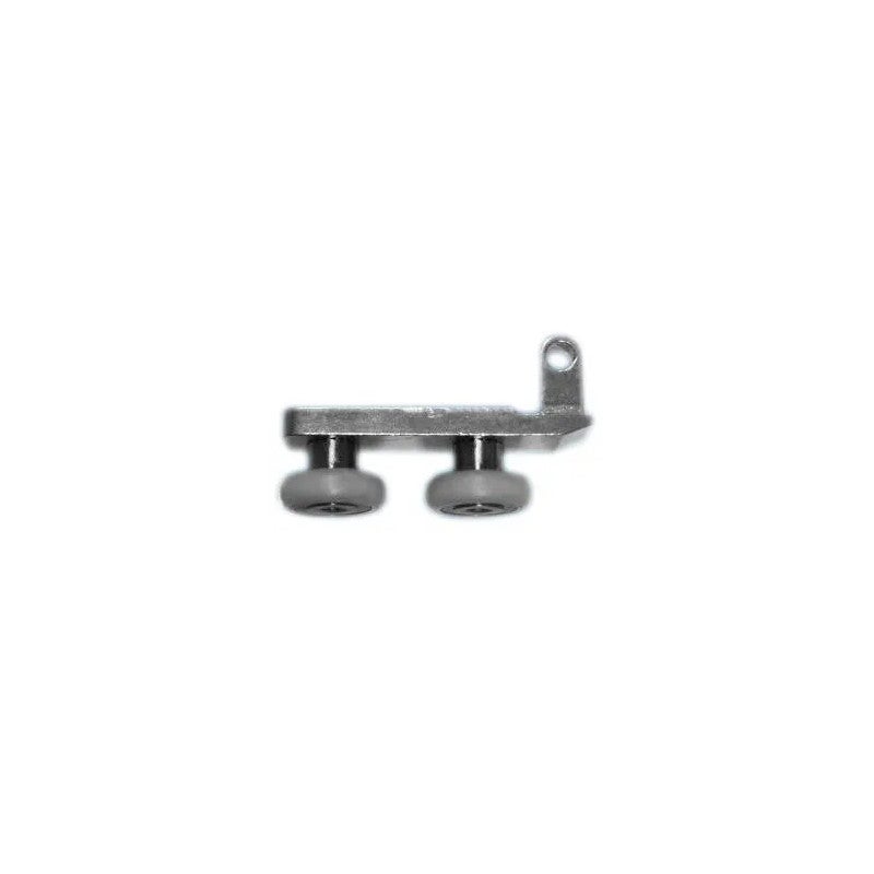 Double roulette sur support alu, entraxe 24 mm L.43 mm | Leroy Merlin