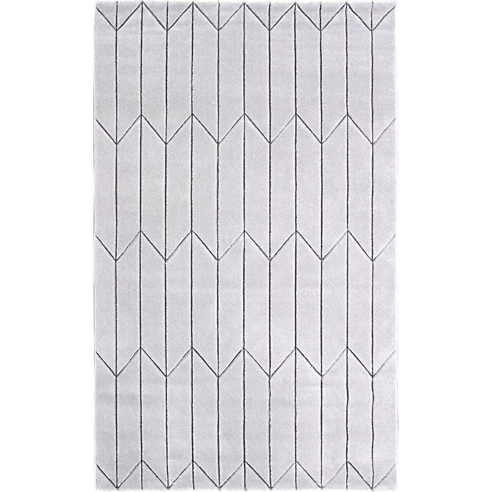 Tapis Synthétique Gris ORPHEE ALINEA - L190 x larg133 x Ep. 1,1 cm ...