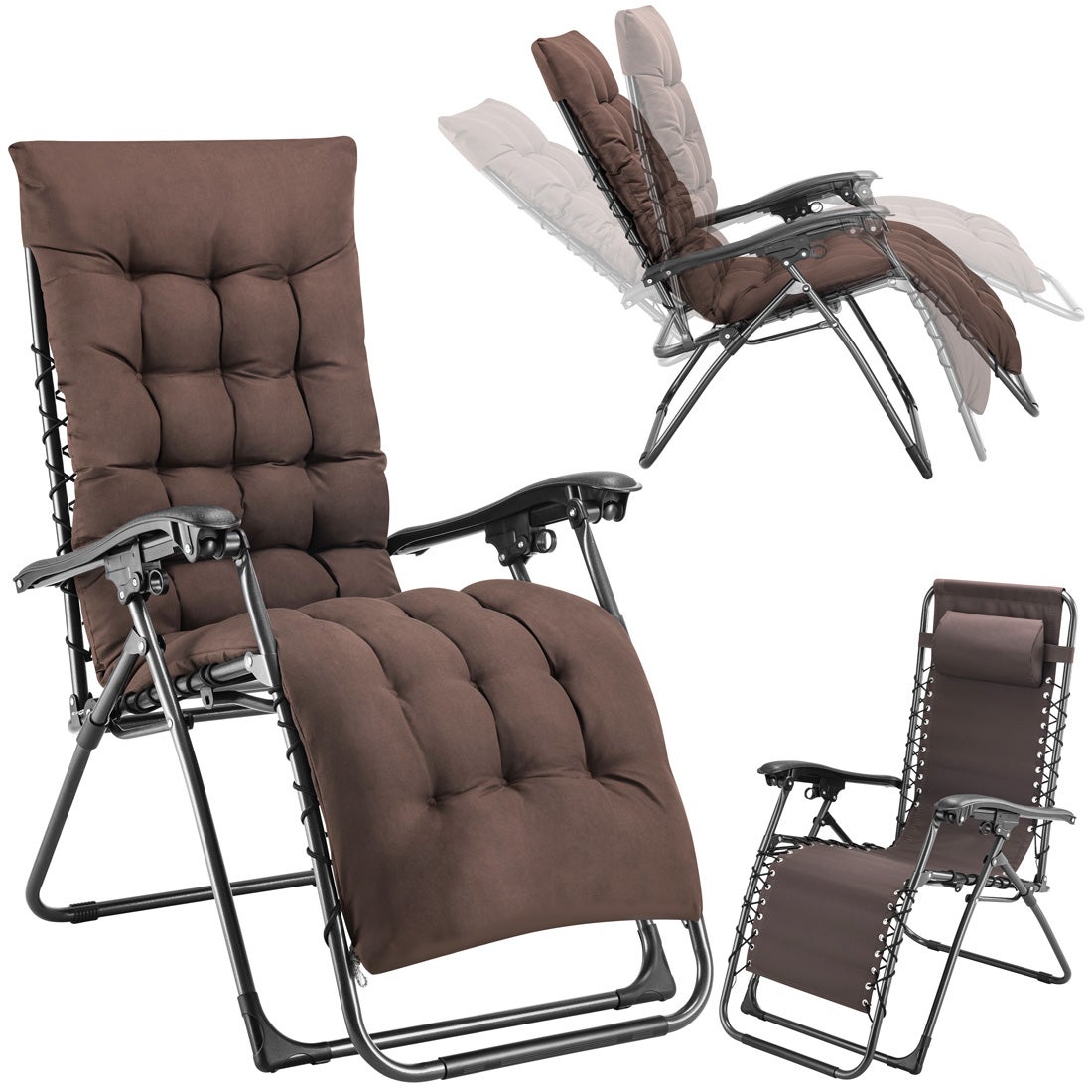 NATALUNA SDRAIO RELAX CON CUSCINO MARRONE | Leroy Merlin