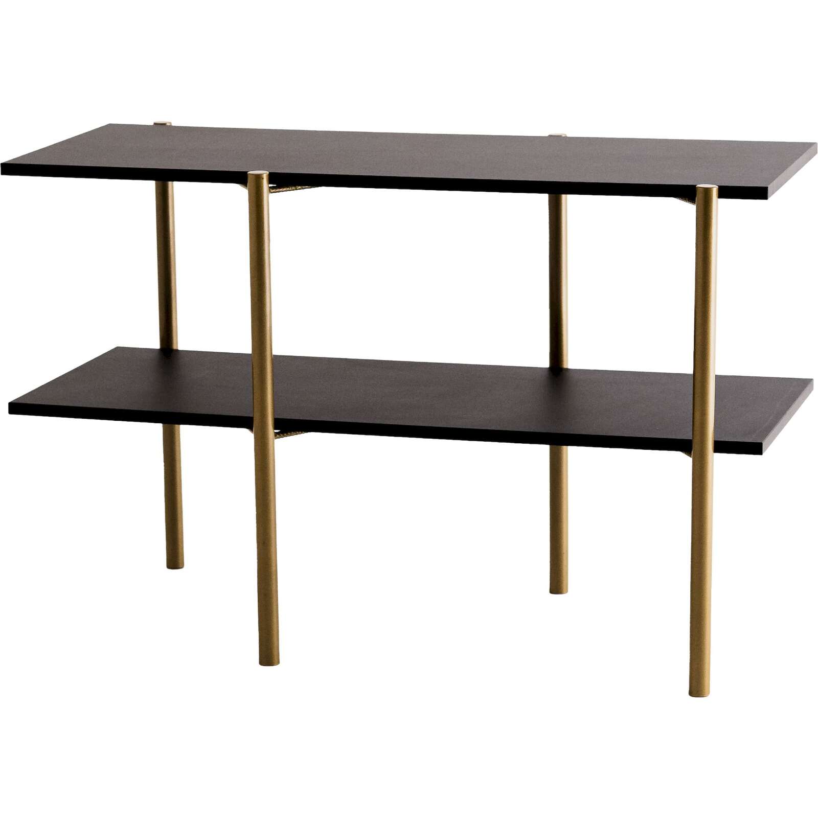 Console Rave Basic 110 x 50 x 71 cm 110 x 50 x 71 cm Or et noir | Leroy ...