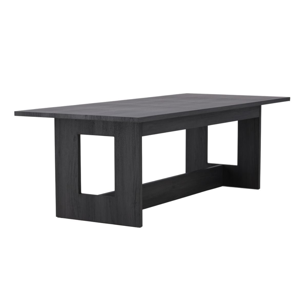 Table à Manger Design "Milly" 235cm Noir | Leroy Merlin
