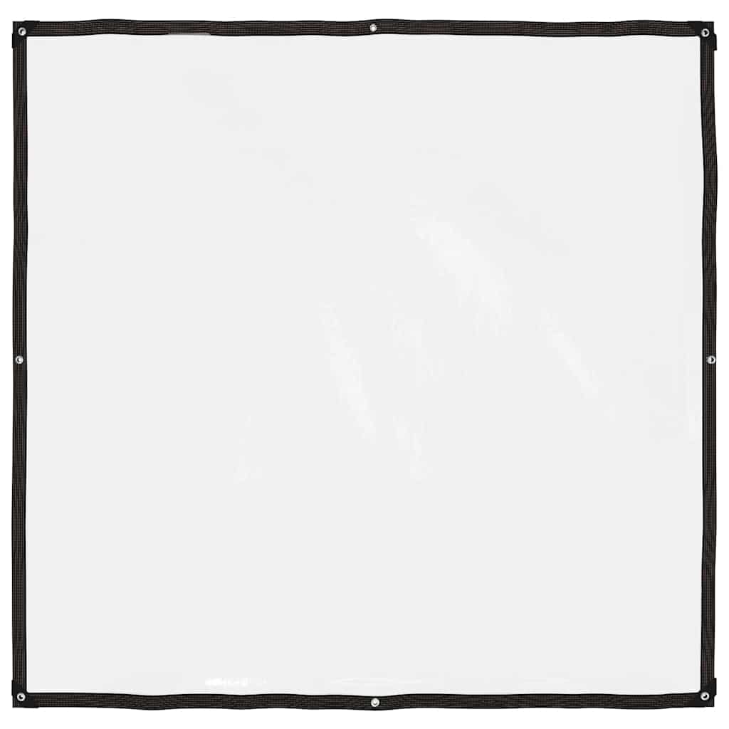 Bâche transparente avec œillets 2x2 m polyéthylène vidaXL | Leroy Merlin