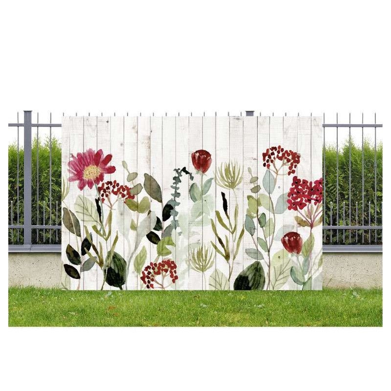 Brise vue imprimé fleurs design AQUARELLA FLORA, 300 x 200 cm (LxH ...