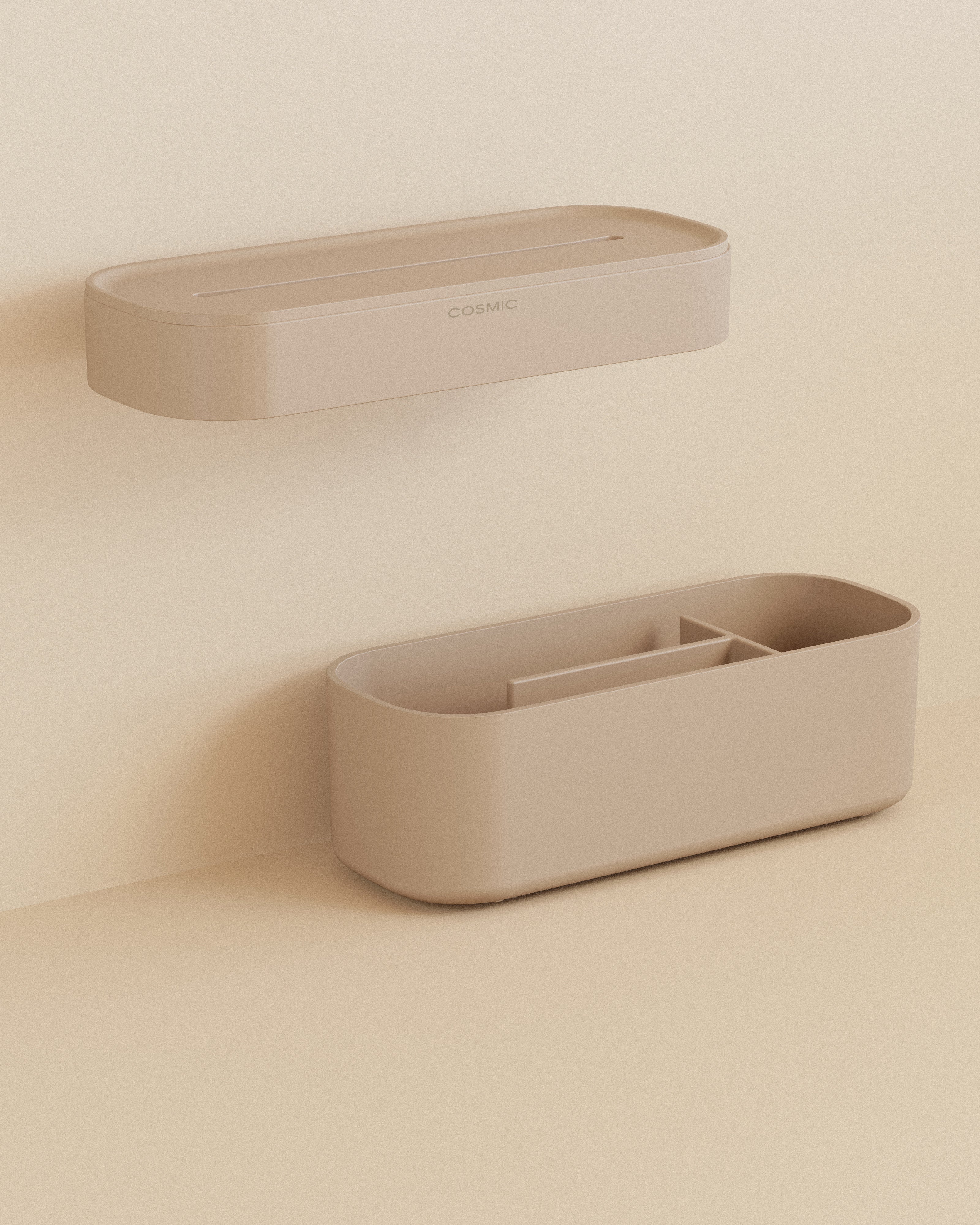 COSMIC Estante baño modular 47 cm, Tornillos Incluídos, Plástico ...