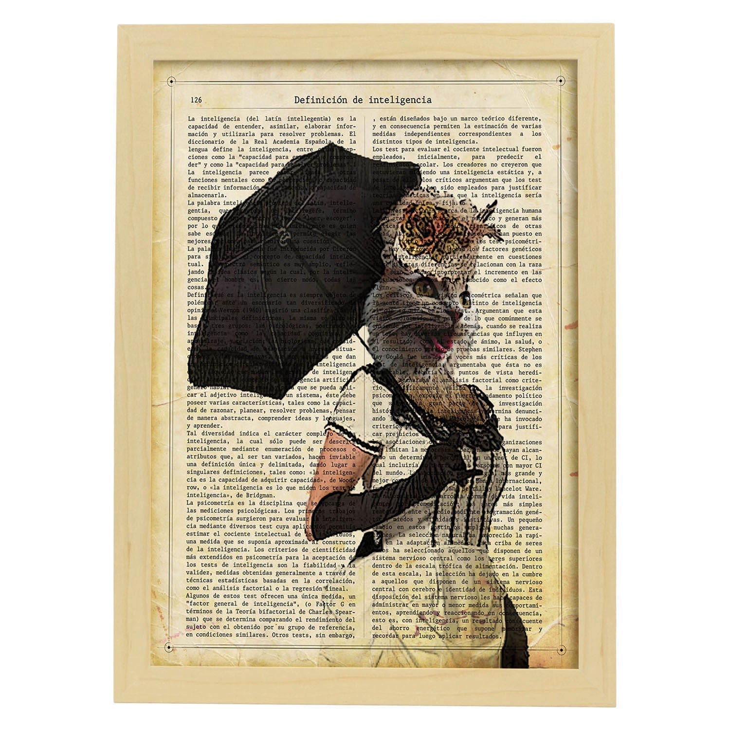 Affiche De Chat Peu Inquiet. Feuilles D'animaux Avec Des Définitions ...