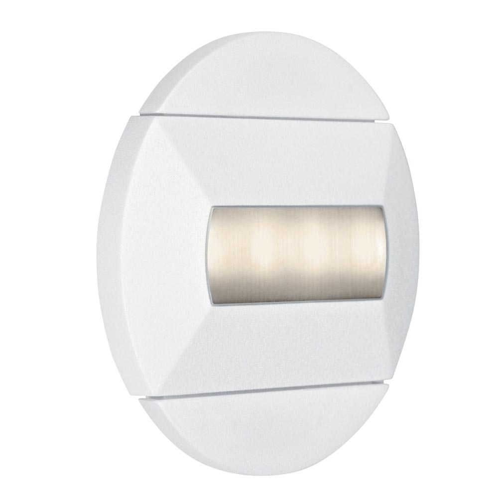 Aric 5243 | aric 5243 - baliz - encastré de mur rond, fixe, blanc, led ...