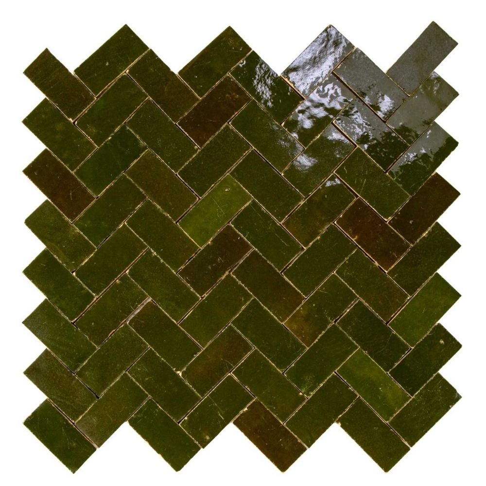 Zellige Marocain - Chevron - Carrelage mur - Terre De Zellige - (Vendu ...