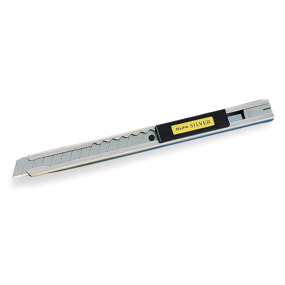 Olfa cutter silver / lame cassable de 9 mm / syst me d'avance ...
