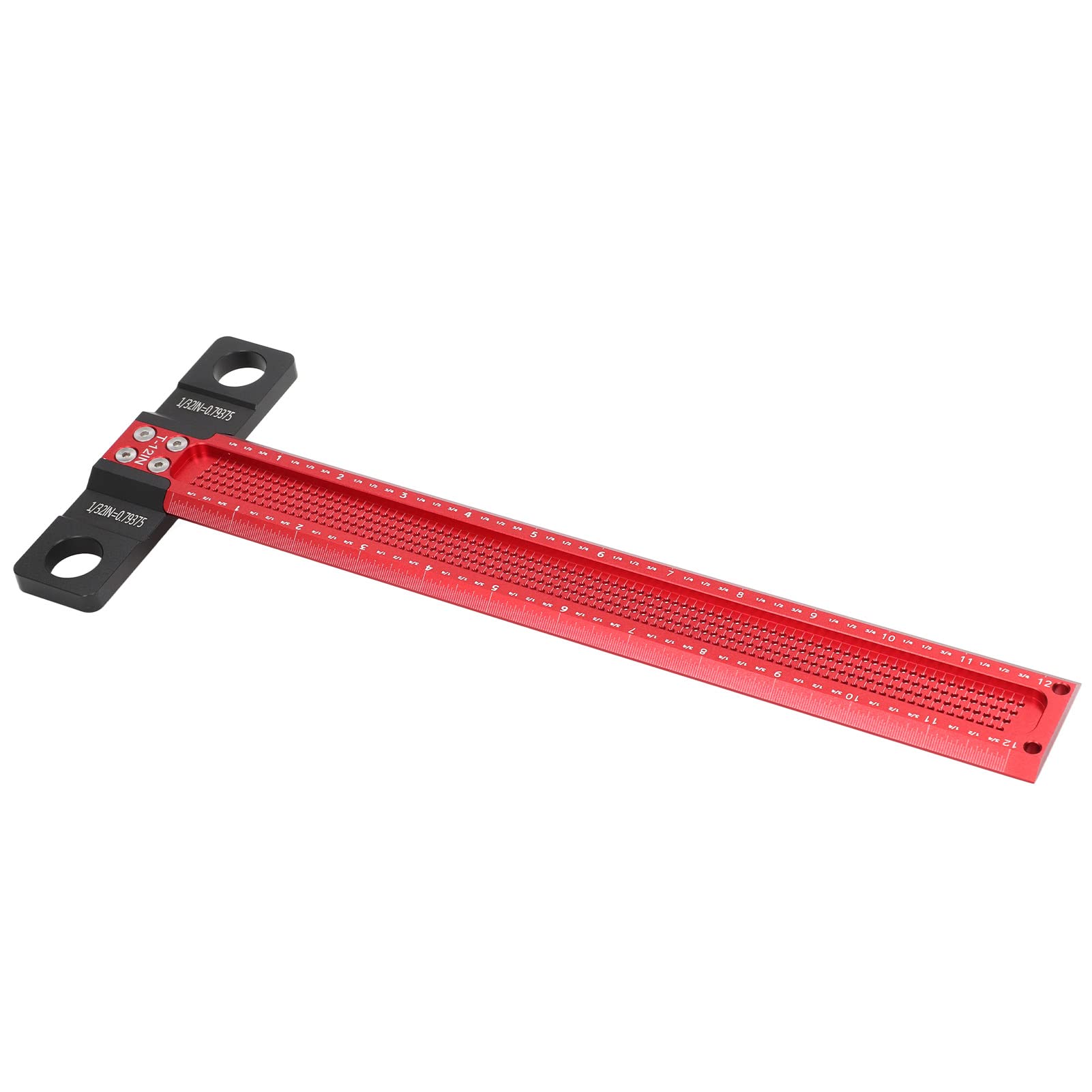 Règle en T aluminium, jauge de traçage de trou précis, résistante, 12 ...