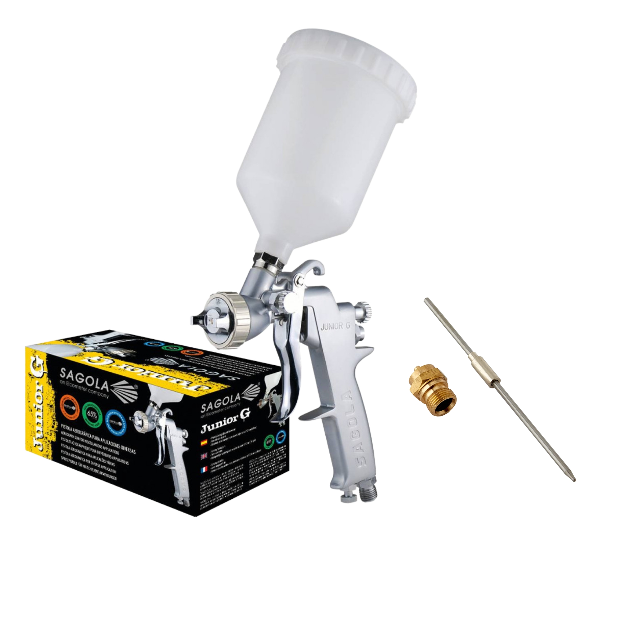 PISTOLA GRAVEDAD JUNIOR G PASO 1.4 + PASO 1.8 | Leroy Merlin