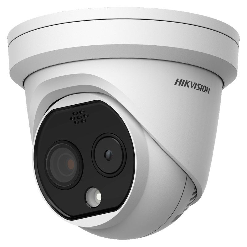Caméra thermique 256 × 192 px et optique 4MP H265+ bispectre Hikvision ...