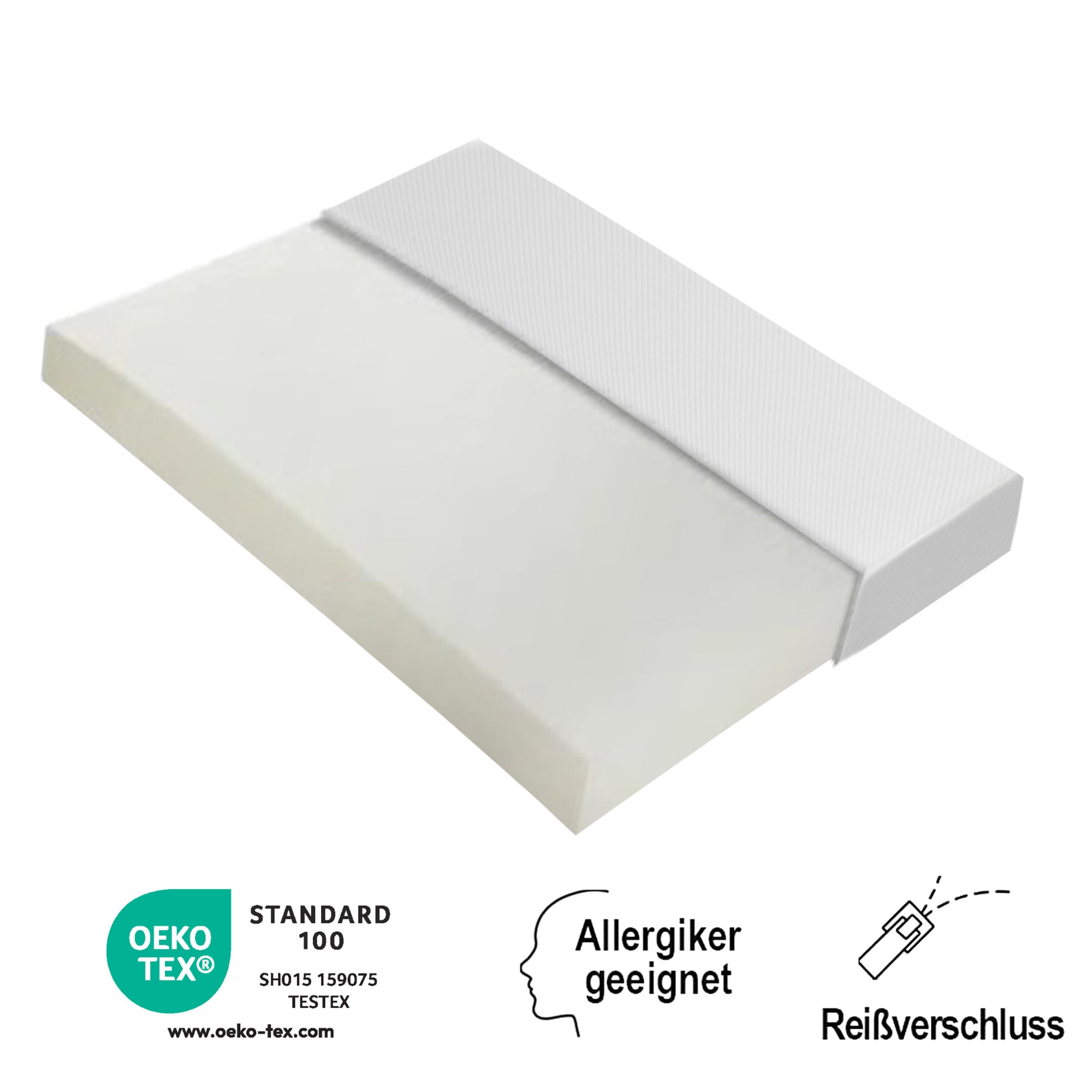 Colchón ergonómico, certificado Öko-Tex, firmeza H3, 140x200cm ...