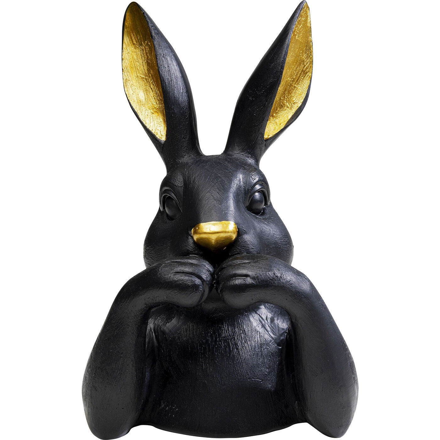 Déco buste lapin 23cm noir Kare Design | Leroy Merlin