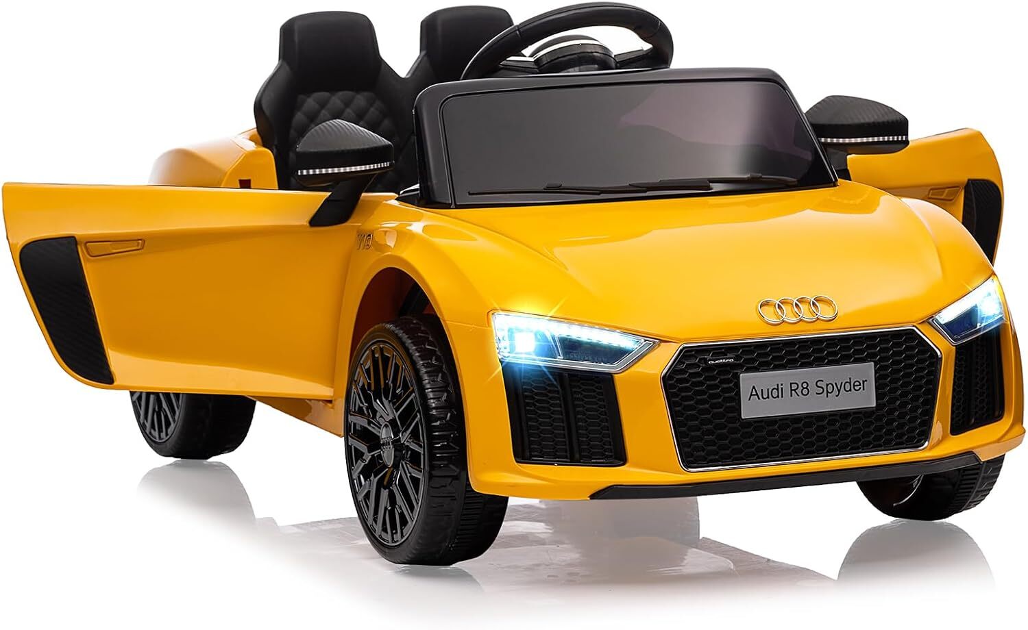 Quad électrique enfant, voiture électrique 2 places 12V Audi R8 ...