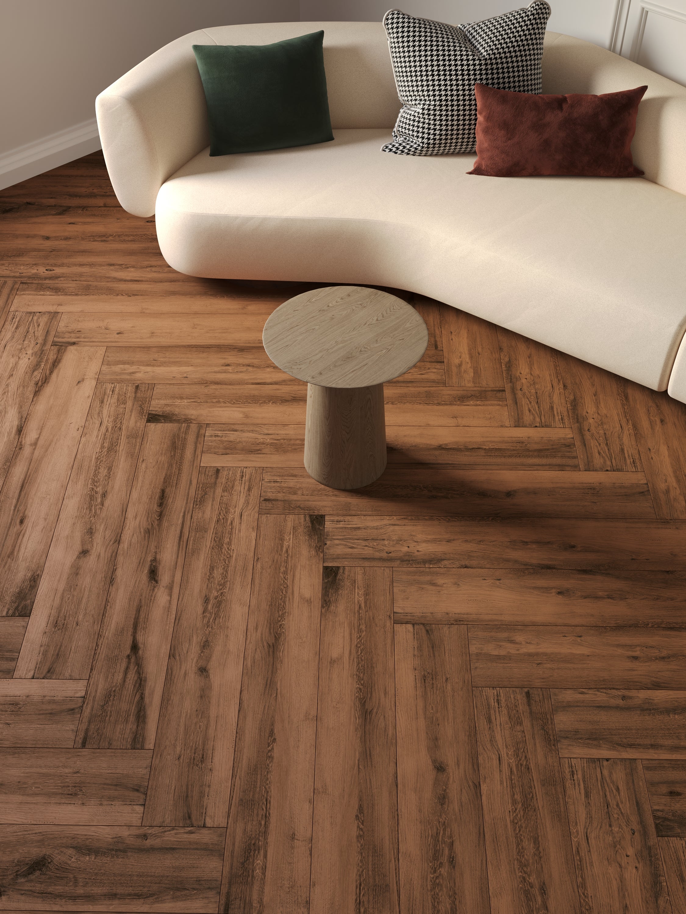 Carrelage sol / mur effet bois naturel HARDY NOGAL l.15 x L.60 cm Mat ...