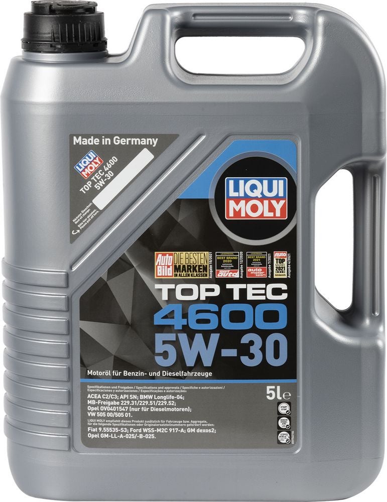 Huile moteur 5W30, TOP TEC 4600, 5L - Liqui Moly | Leroy Merlin
