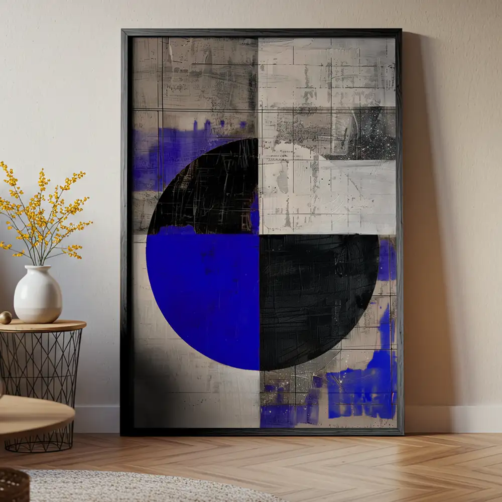 DekoArte – Cuadro abstracto moderno 70x100 cm | Cuadro con marco de ...