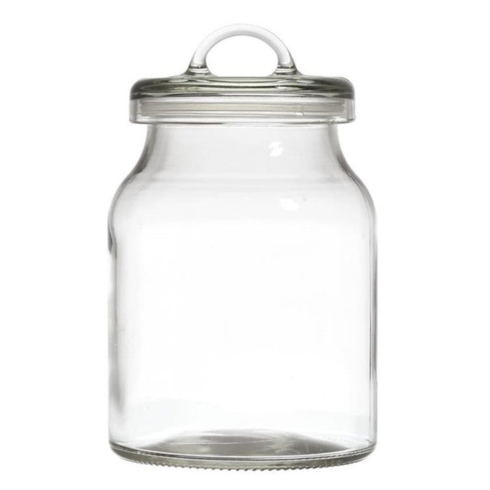 Bocal Rond en Verre "Couvercle" 1,6L Transparent | Leroy Merlin