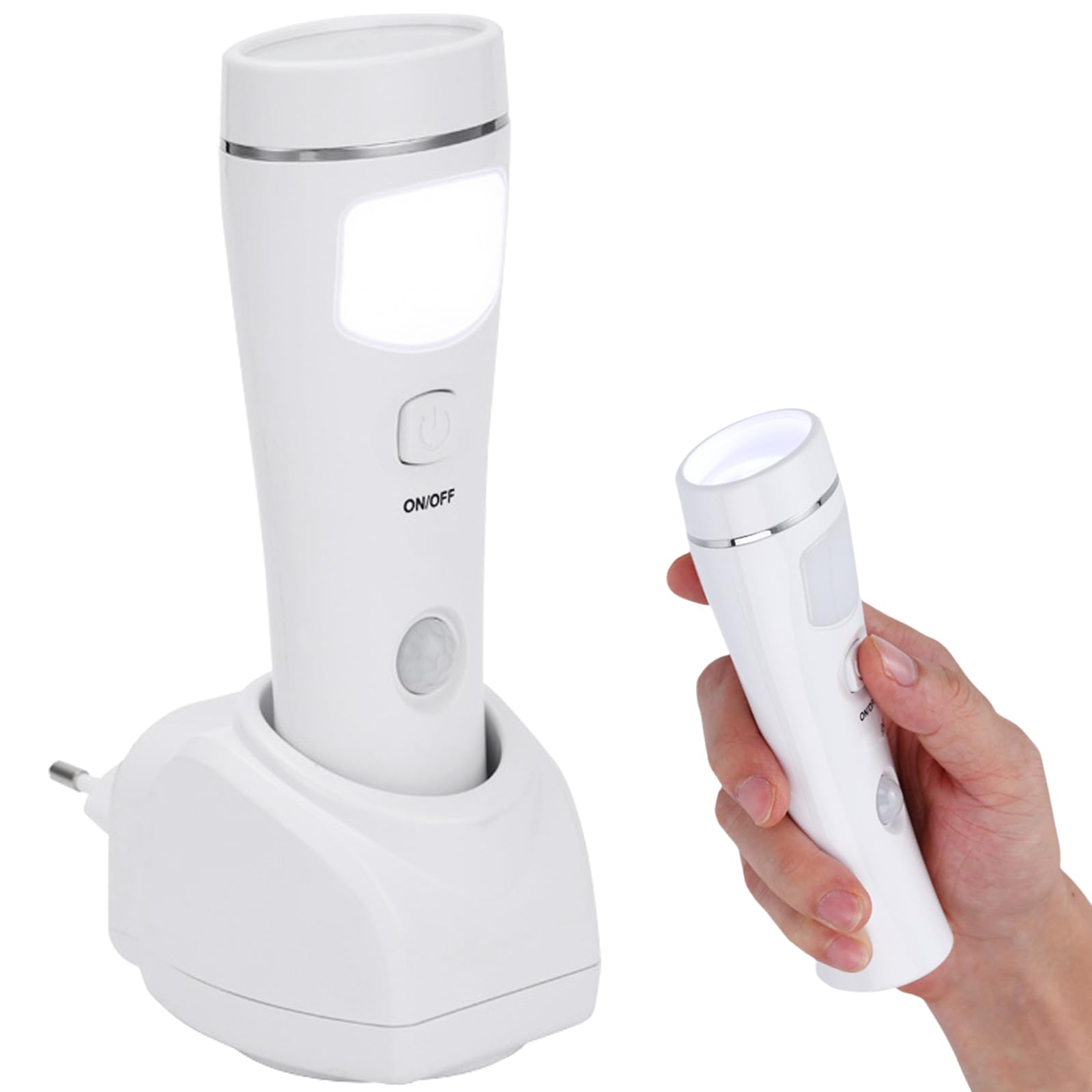 Veilleuse Lampe de Poche à Induction LED - Rechargeable à Capteur Mural ...