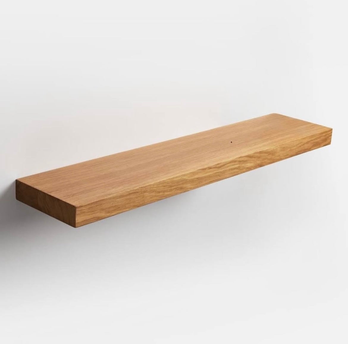 Étagère Murale Flottante En Chêne Massif Verni 2000 x 270 x 80 mm ...