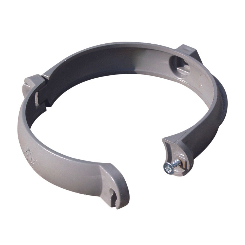 Collier à bride gouttière PVC Ø80 - Gris | Leroy Merlin