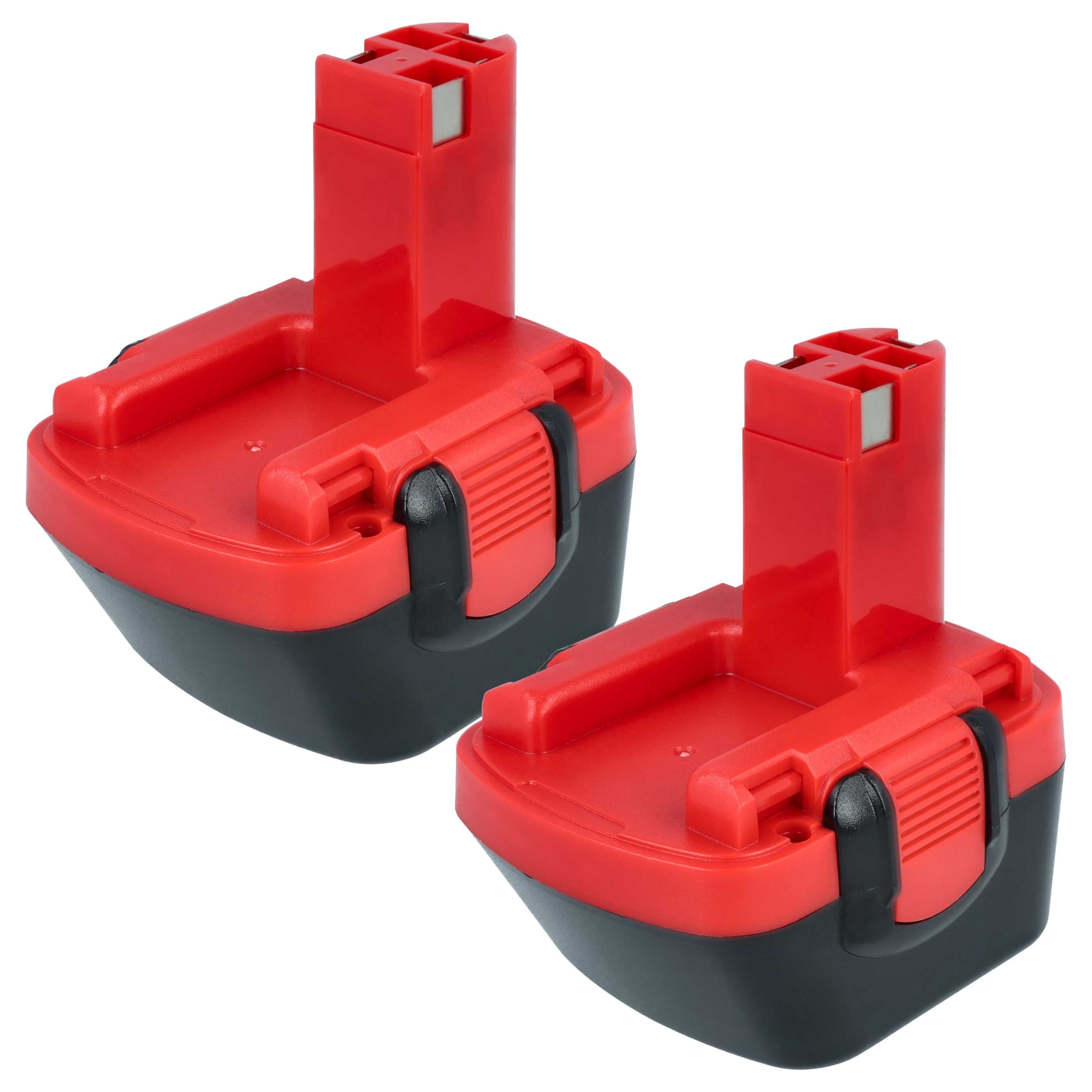 Vhbw 2x Batterie remplacement pour Bosch BAT049, BAT045, BAT046, 2 609 200 306, BAT043, 2 607 ...