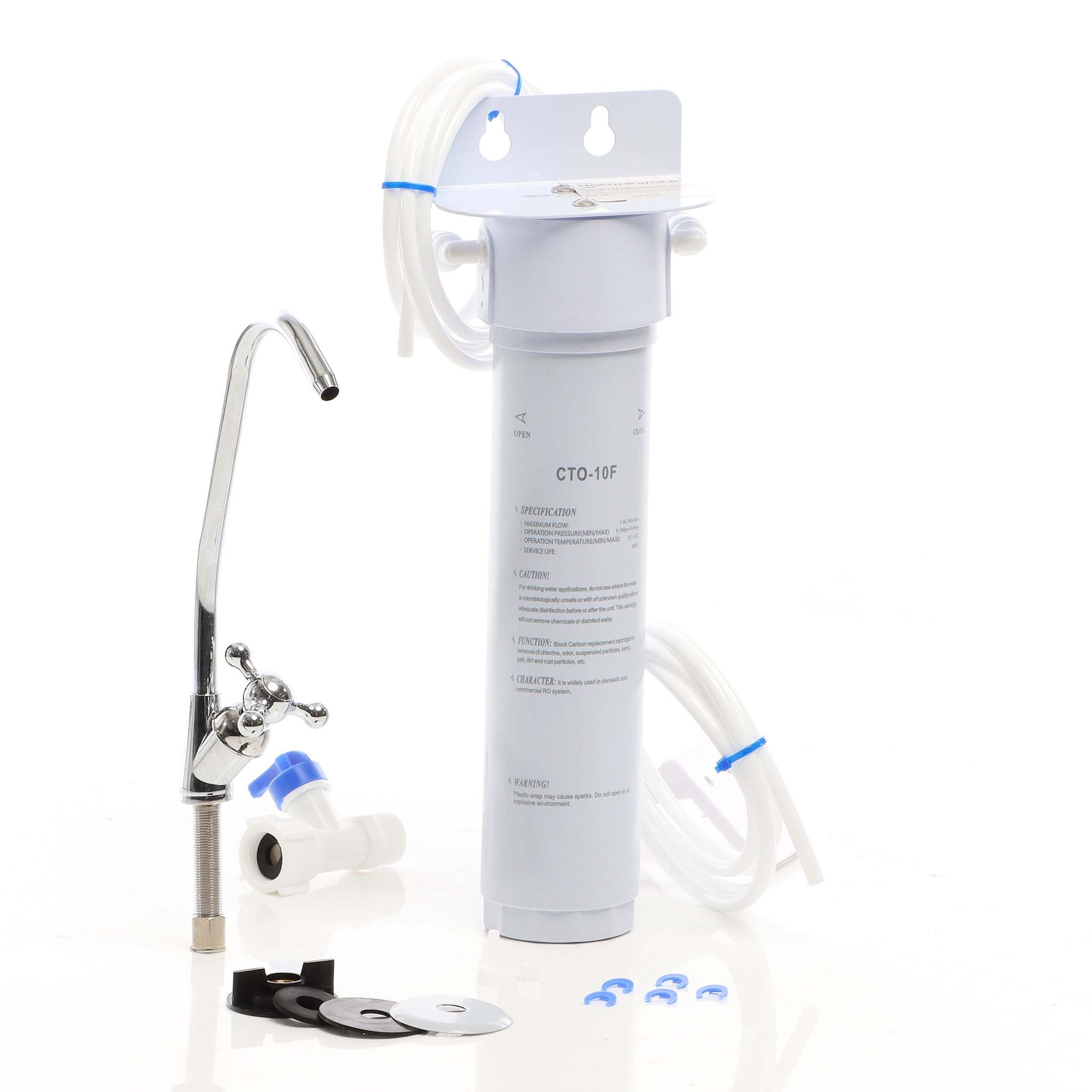 Naturewater NW-1-CTO Filtre à eau potable Sous évier – 110 x 90 x 325 ...