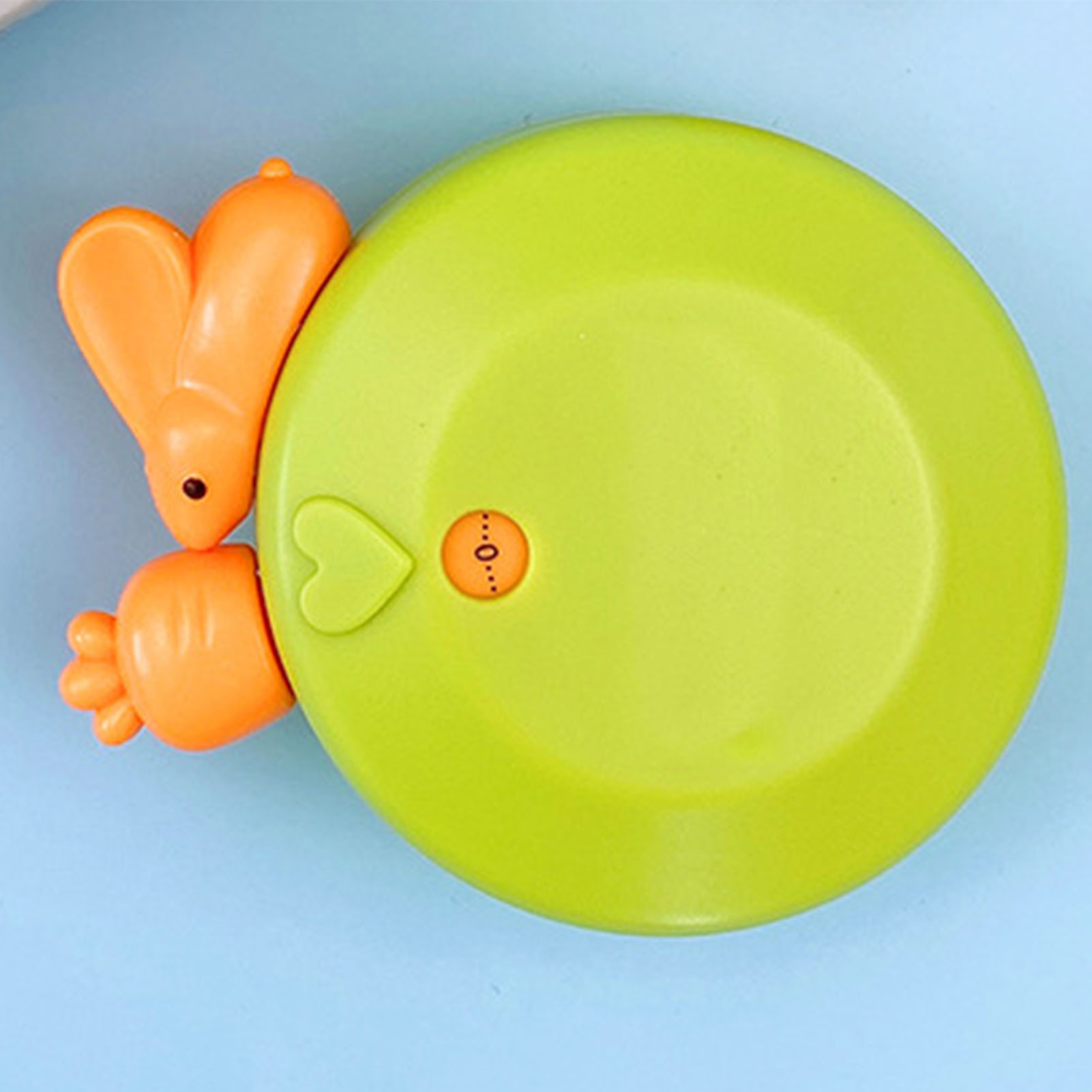 Temporizador de cocina mecánico verde con diseño de dibujos animados y ...