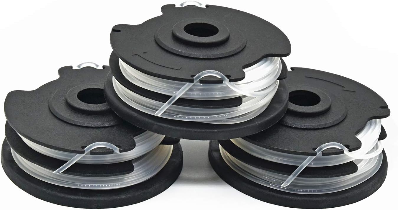 Lot de 3 bobines de fil de rechange pour coupe-bordure LIDL PRTA 20-Li A1, B2, C3, PRT 550 A1 ...